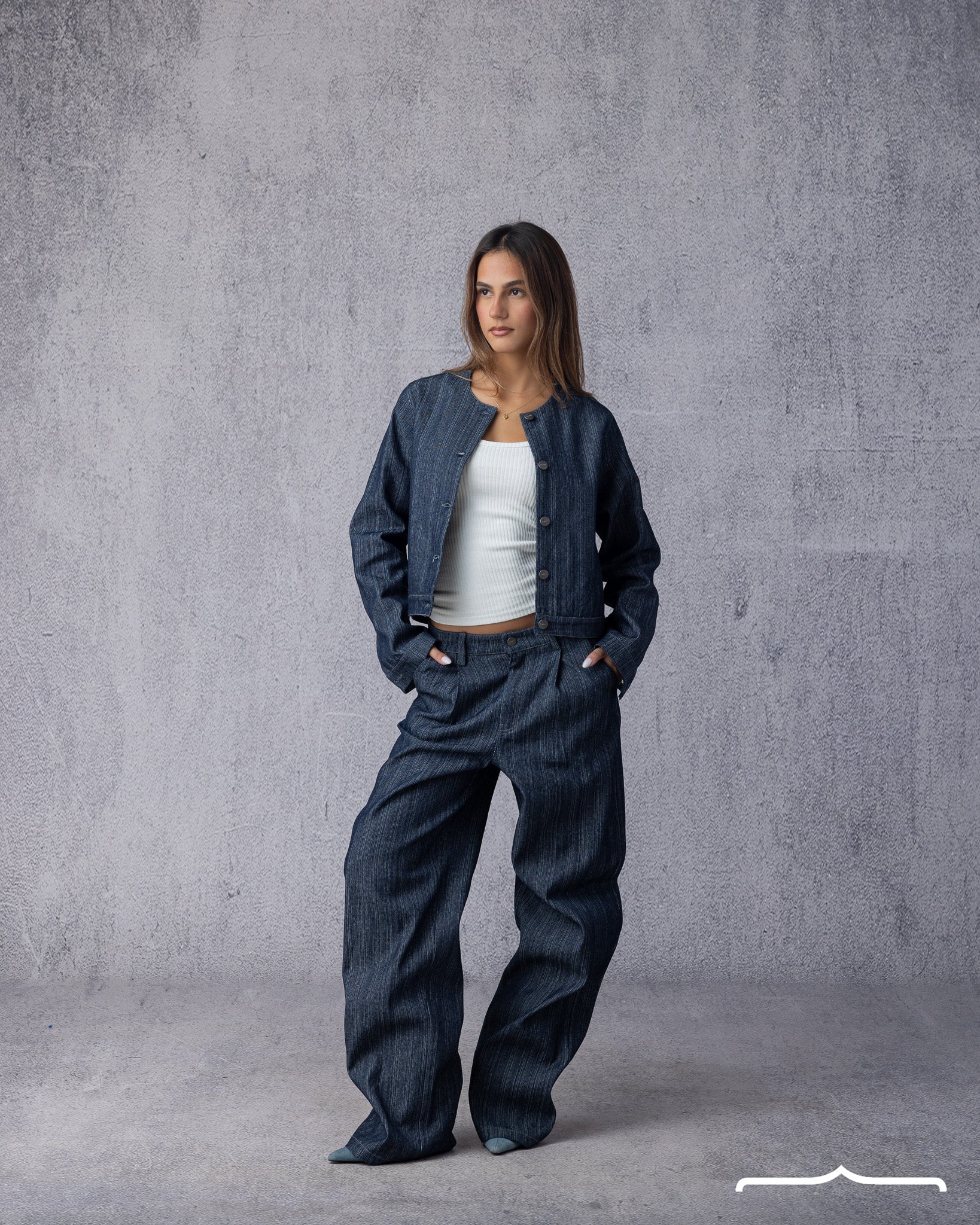 Women Signature Denim Co-Ord Denim Set - Sizes From S to L